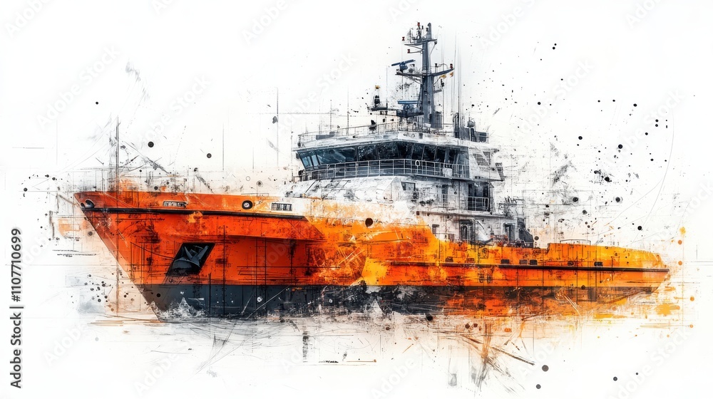 Unmanned ship control systems enhanced by smart logistics and maritime ...