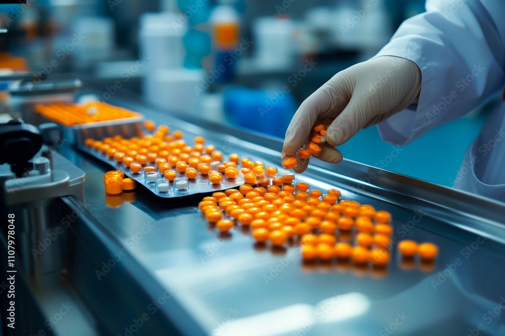 Efficient processes in a pharmaceutical lab during the production of ...