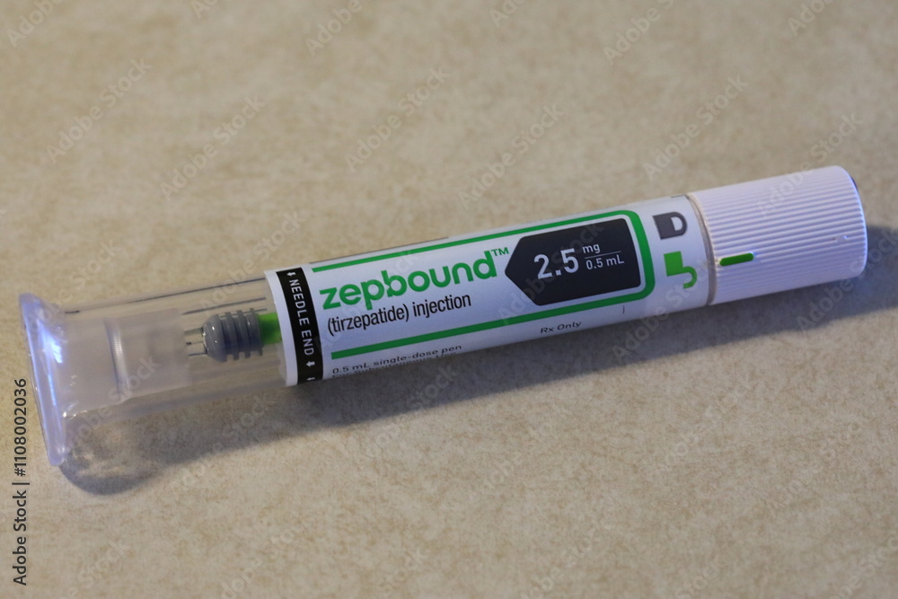 Injection pen for Weight loss medication Zepbound - Tirzepatide is an ...
