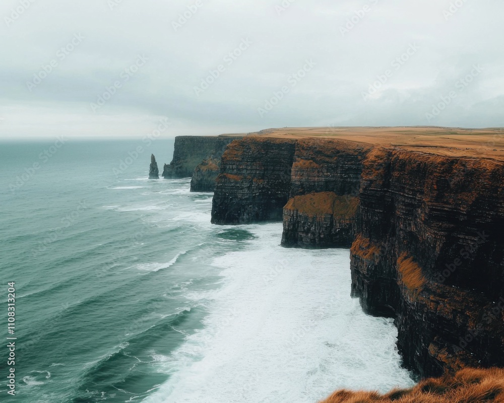 Cliffs of moher dramatic view ireland landscape photography coastal ...