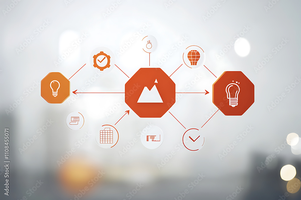 Business Process Flowchart for Success Stock Photo | Adobe Stock