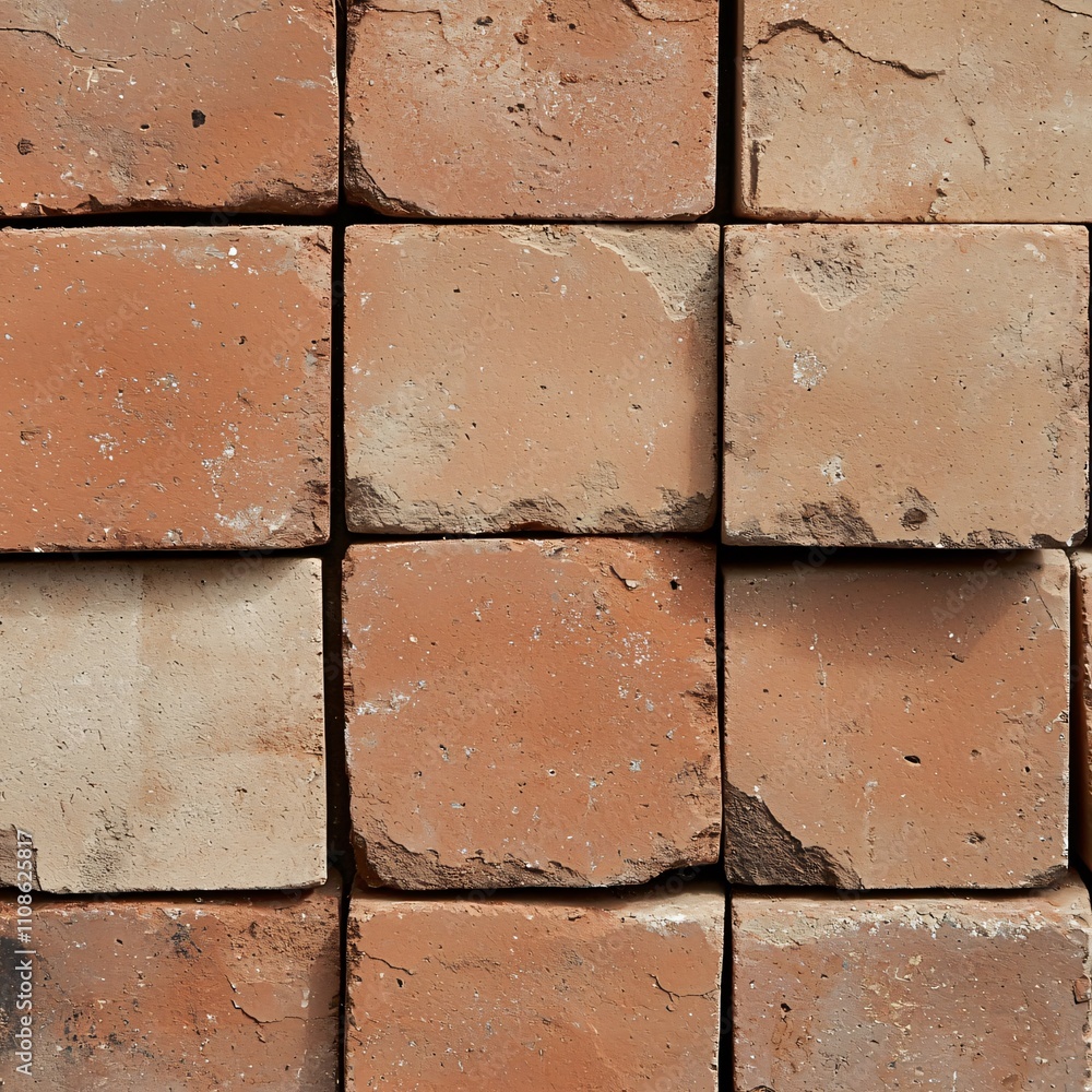 Exploring Red Brick Texture Urban Setting Closeup Composition ...