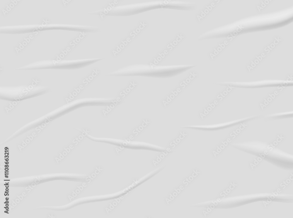 Realistic Wrinkled Paper Texture, Seamless Vector for Backgrounds ...