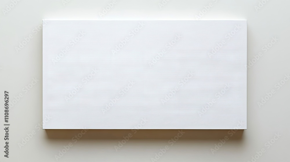 Blank white rectangular poster mockup creating a clean space for design ...