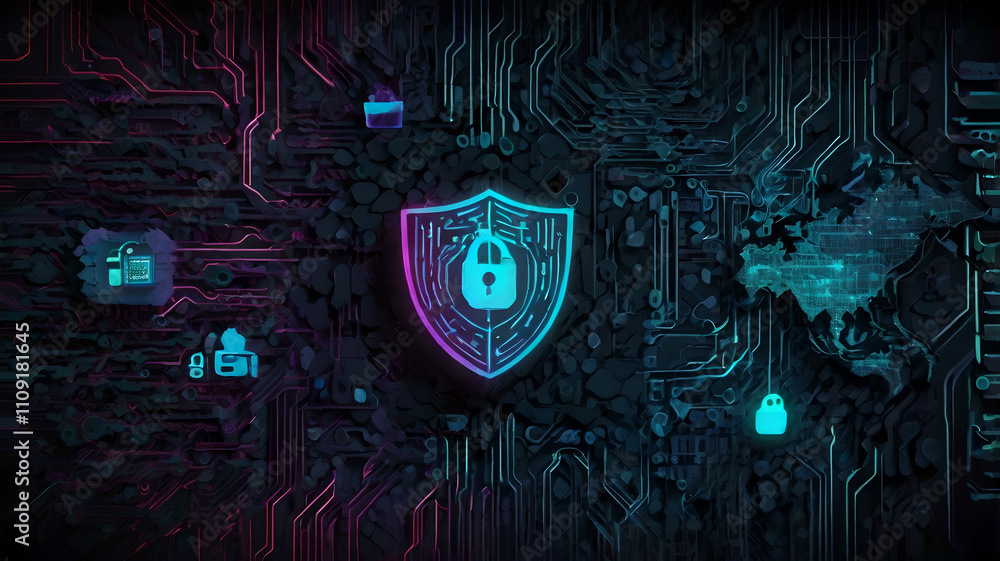 Elevate the appearance of your devices with stunning cyber security HD ...