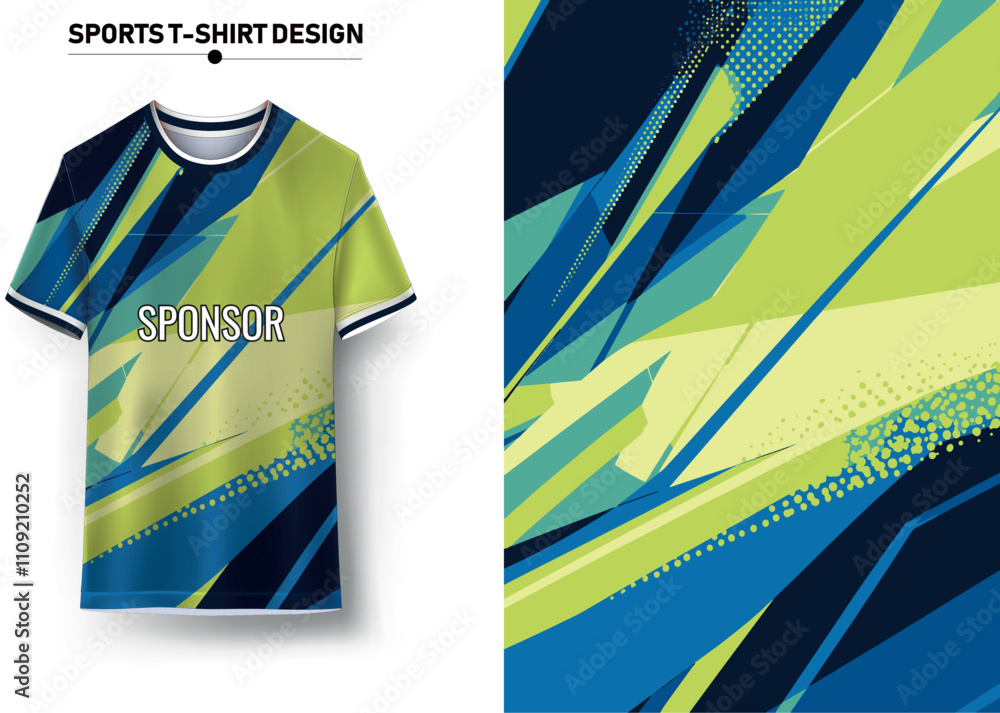 Sports t-shirt jersey design concept, sports jersey concept with front ...