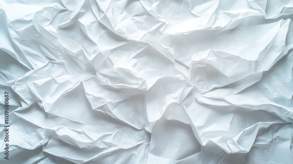 Scrunched up paper background Stock Photo | Adobe Stock