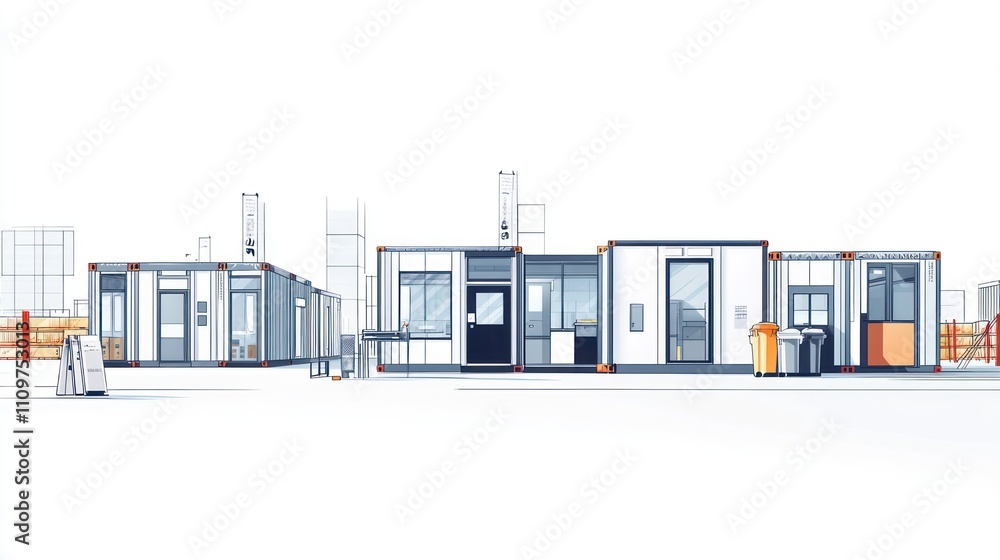 Modular shipping container buildings for offices, shops, or temporary ...