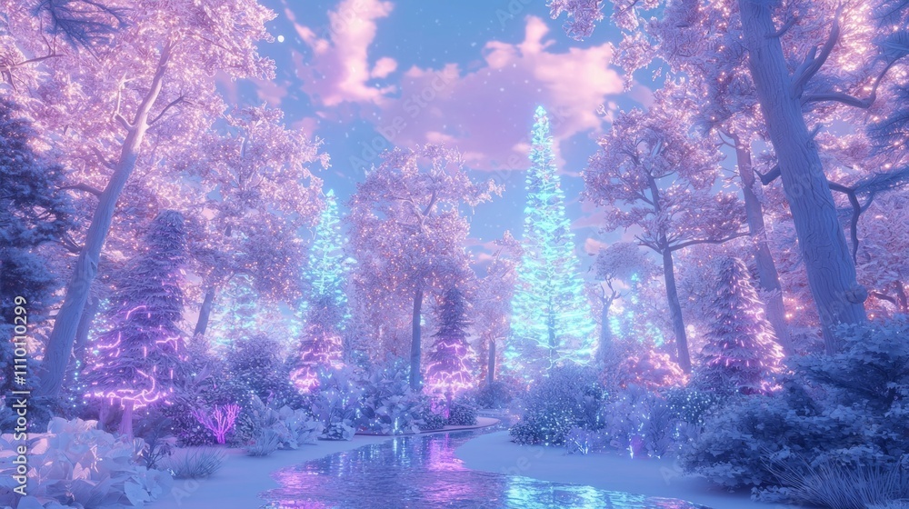 Futuristic Virtual Reality Christmas Adventure in Ultra-Detailed 3D ...