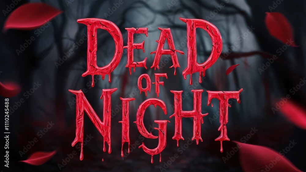 Bloody Horror Text, Dead of Night - Creepy Font for Halloween, Thriller ...