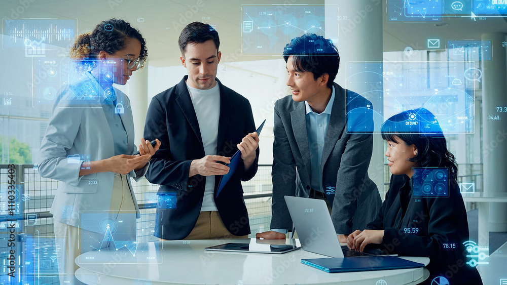 dx, conference, meeting, global, ai, ict, erp, network, teamwork, data ...