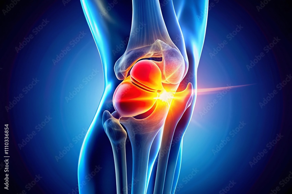 Highlighted Meniscus and Knee Joint Pain: A Close-Up on Torn Meniscus ...
