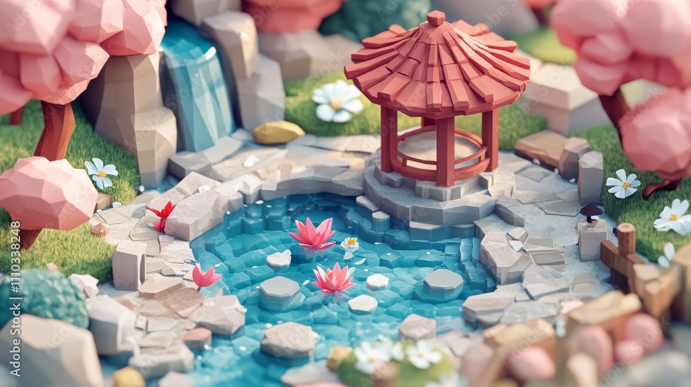 A digital illustration in anime style of a traditional Japanese hot ...
