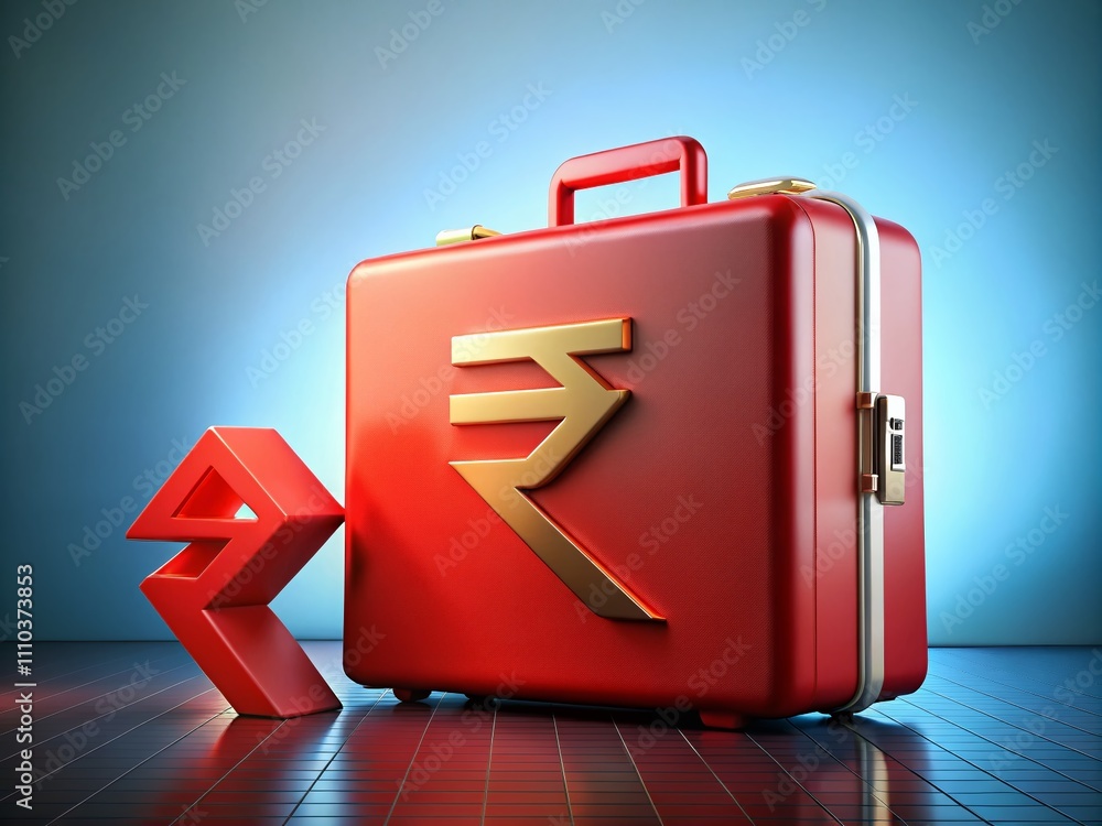 Positive Impact of India's Union Budget: Macro Photography of Red ...