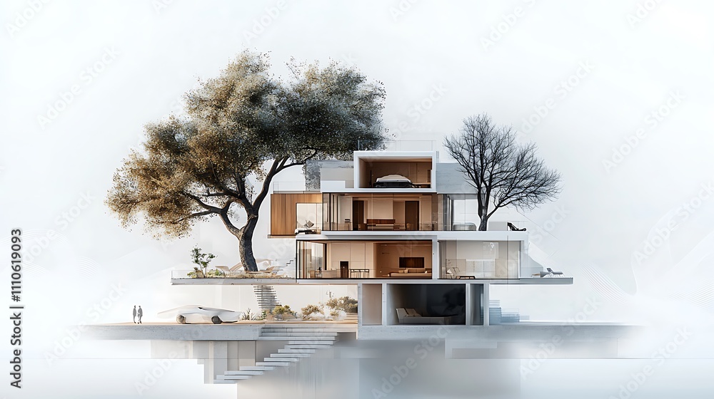 Augmented reality for architectural design, overlaying digital models ...