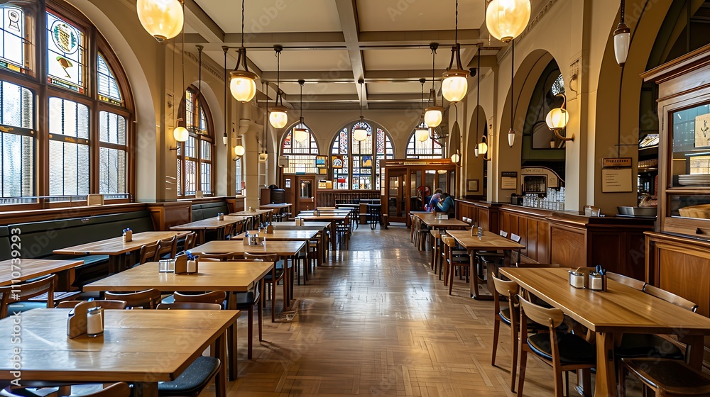 Tabldot food menu in the refectory Stock Photo | Adobe Stock