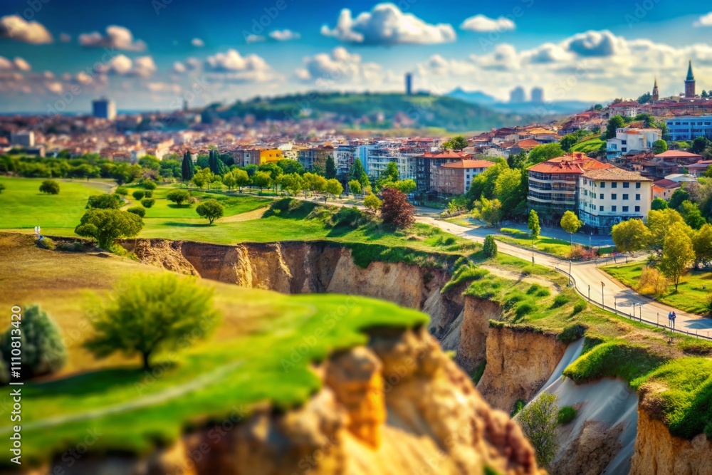 Tilt-Shift Photography of Fault Line in Istanbul Revealing Earthquake ...