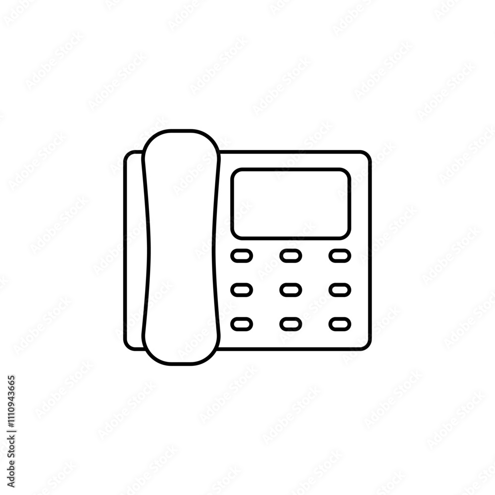 home phone icon, icon flat style pictogram for ui or ux mobile app ...