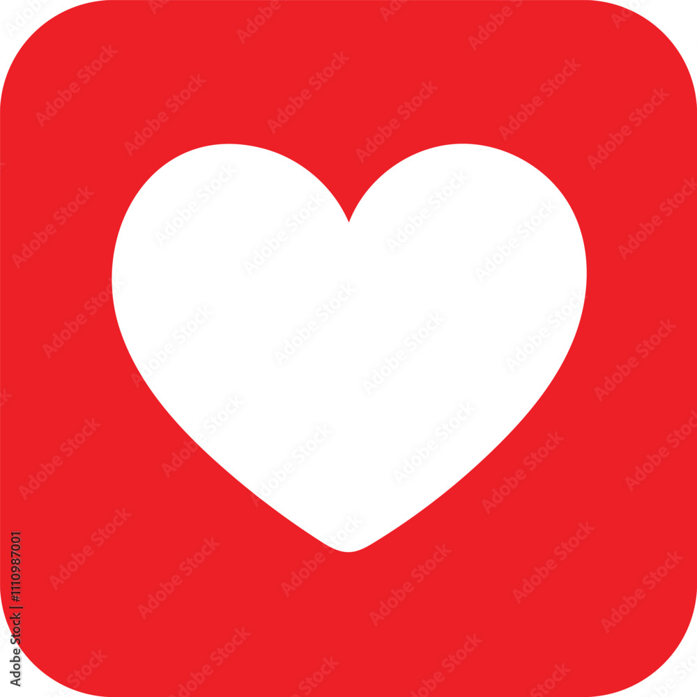 Red Heart and Like symbol, Thumb up and heart icon, Love icon, Blue ...