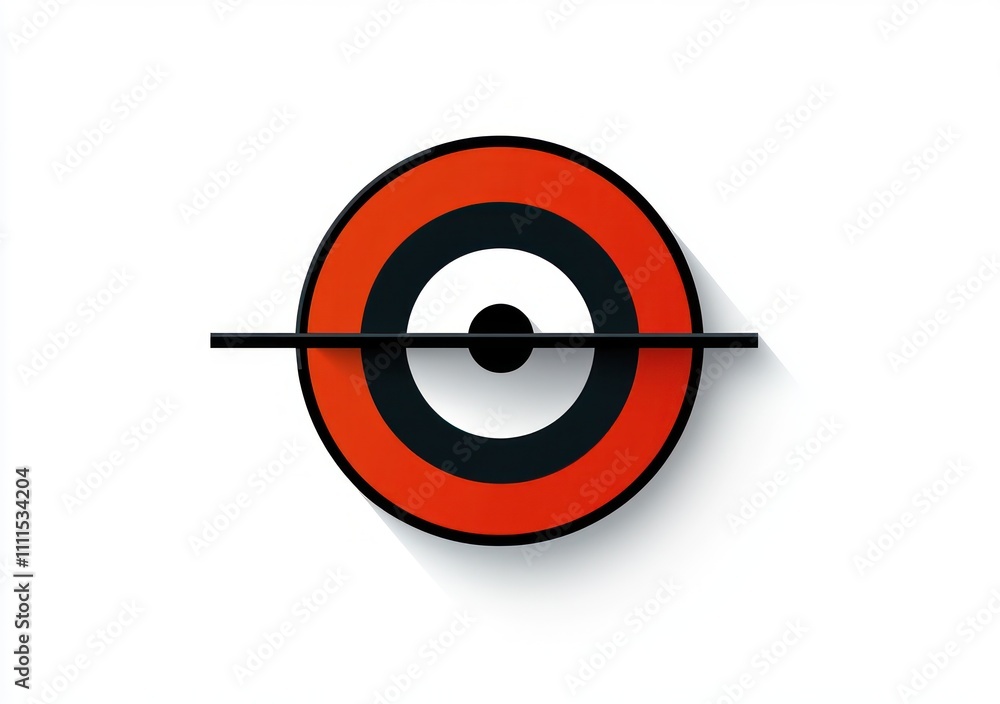Black Target Viewfinder Icon for Precision Marksmanship and Accurate ...