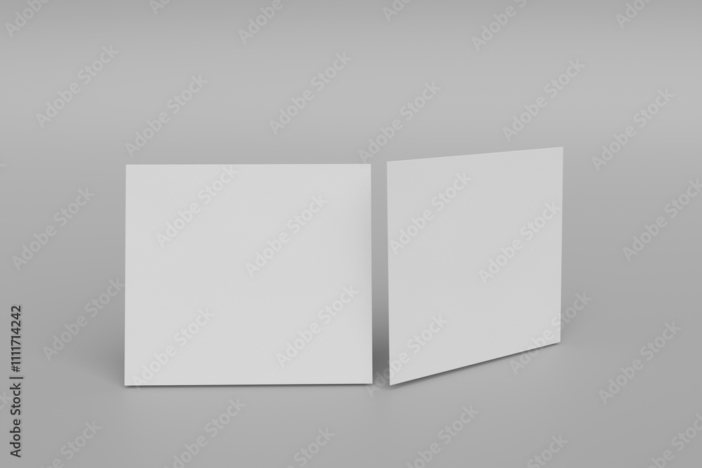 Cv, resume, letterhead, invoice mockup. Stack of A4 papers on a grey ...