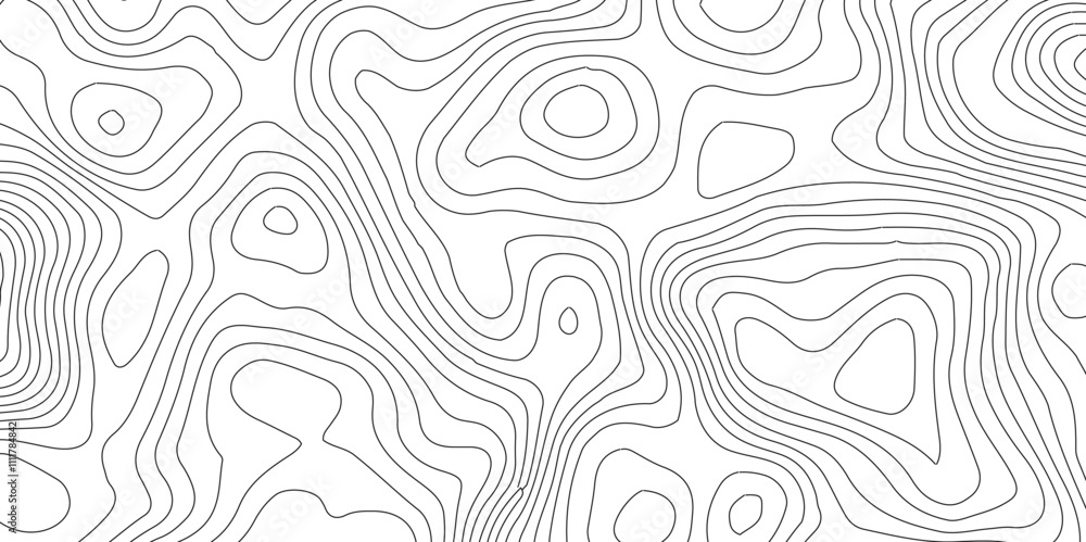 Lines Topographic contour lines grid map seamless pattern. topography ...