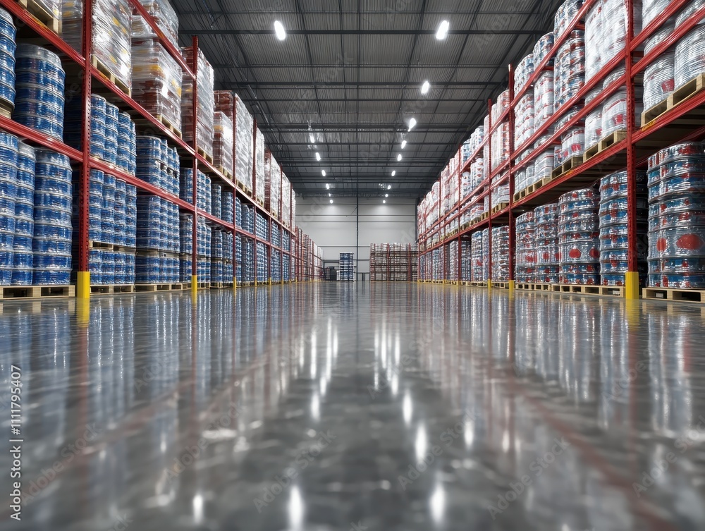 Precise goods identification process close up, ensuring accuracy in ...