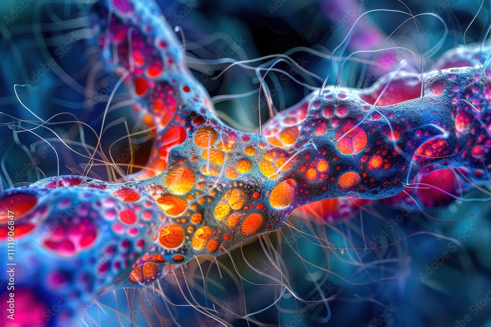 Cytoskeleton: A comprehensive image showcasing the network of ...