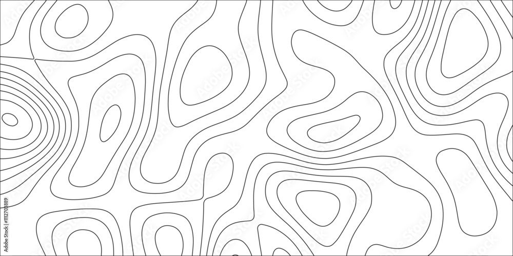 Abstract white topography vector background. Topographic map. Counter ...