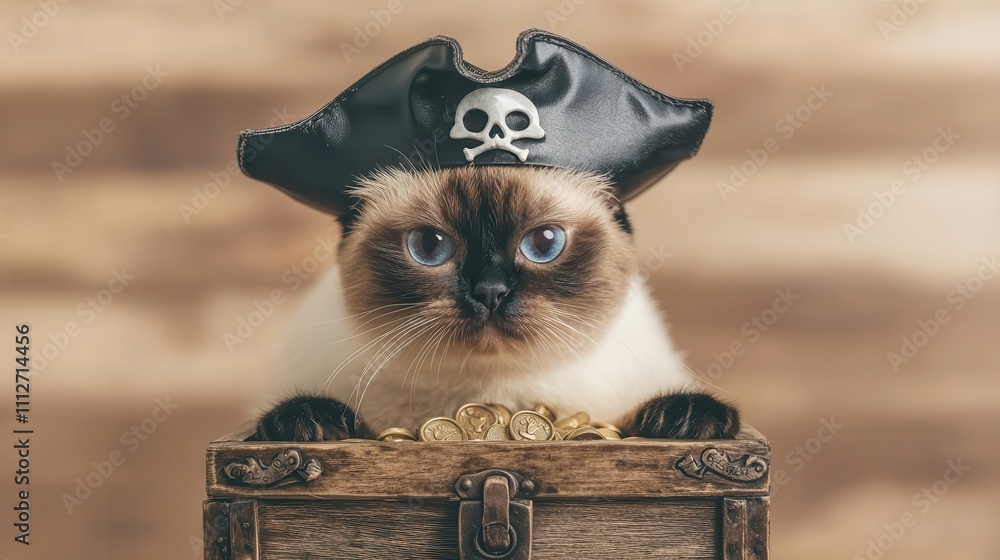Pirate cat treasure hunt fantasy setting animal photography cozy ...