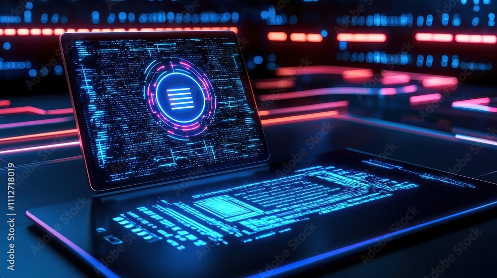 AI process implementation, AI training models running on high-powered ...