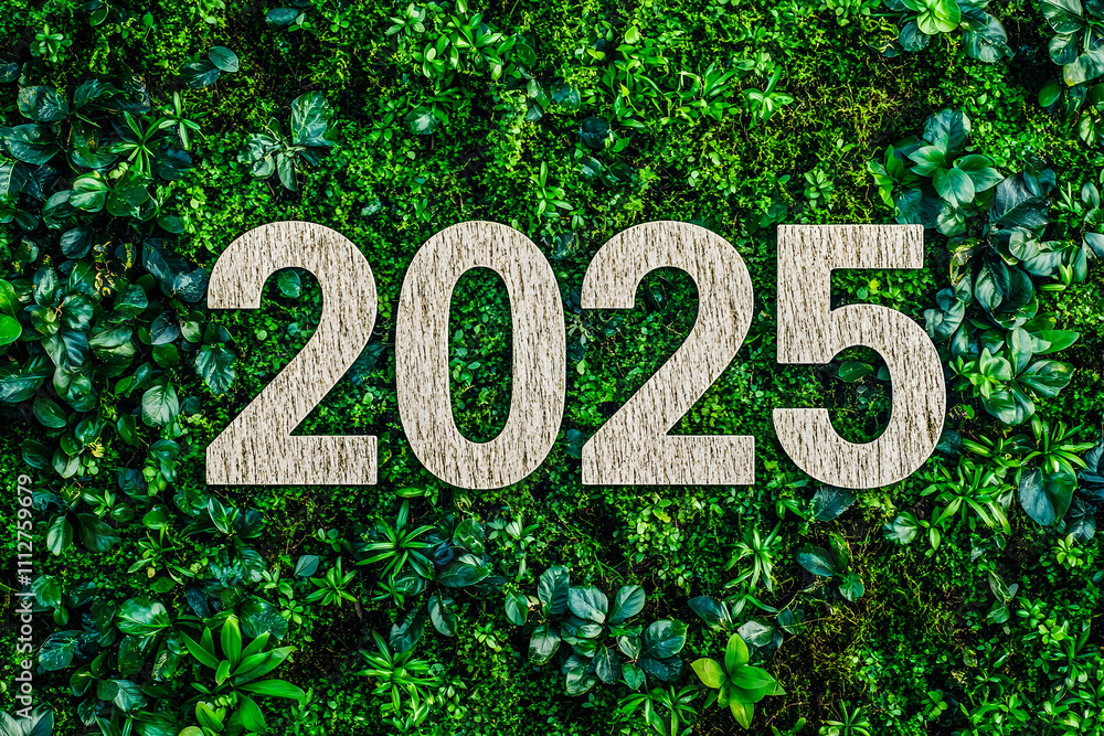 2025 New Year Concept: Sustainable Development Goals, Net Zero, Carbon ...
