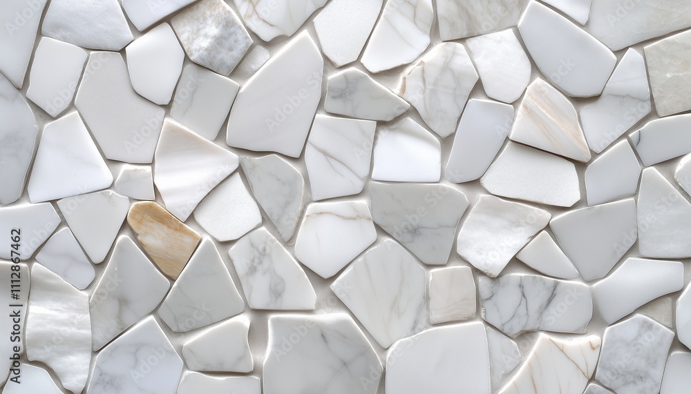 Seamless Marble Mosaic Texture For Mosaic Floor And Backsplash Design ...