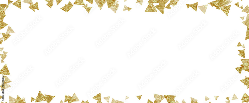 gold glitter triangle grain square frame, png format, good on dark ...