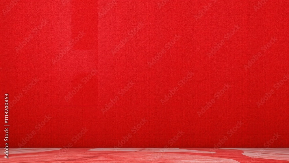 Vibrant Red Wall Background: Perfect for Modern Home Decor, Wallpaper ...