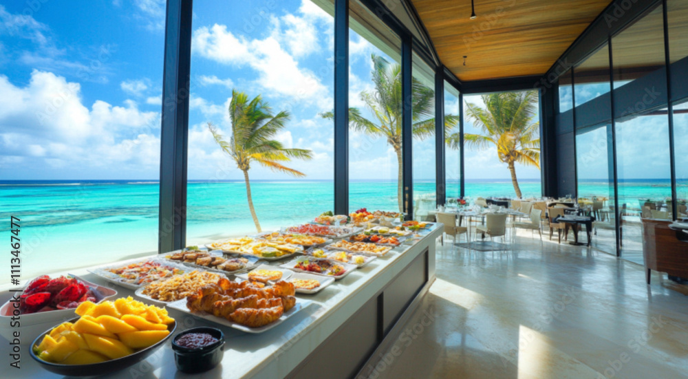Indulge in Paradise: A Luxurious Tropical Breakfast Buffet with ...