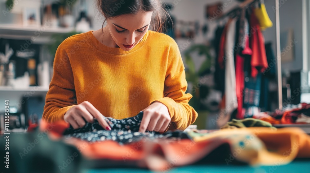 Recycling clothing through creative and sustainable upcycling practices ...