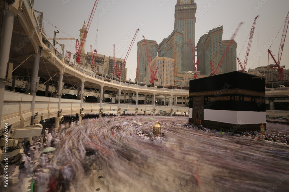 The Kaaba or Kaaba Sharif is the stone structure at the centre of the ...