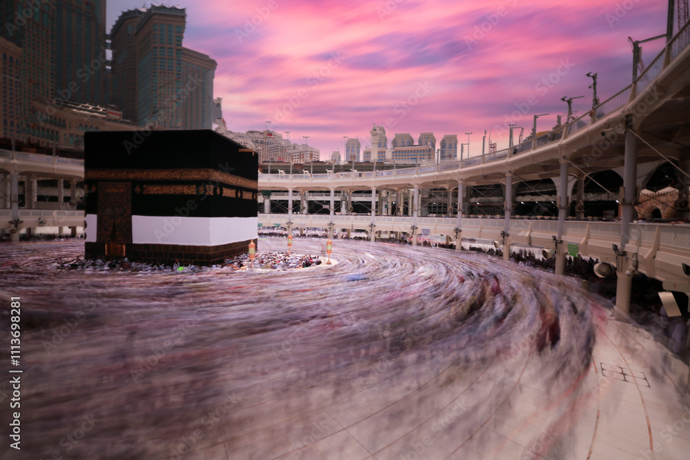 The Kaaba or Kaaba Sharif is the stone structure at the centre of the ...