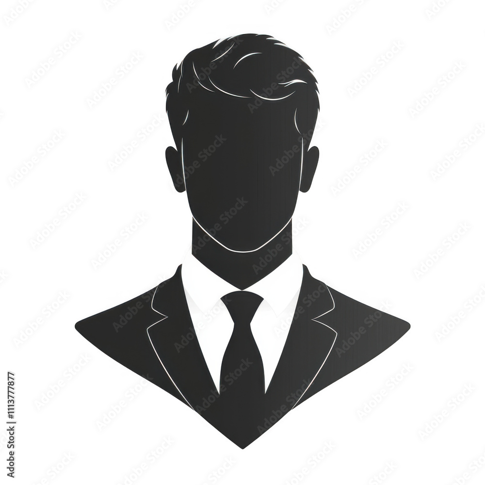 Black icon of Personal Profile icon png Minimalist flat icon, vector ...