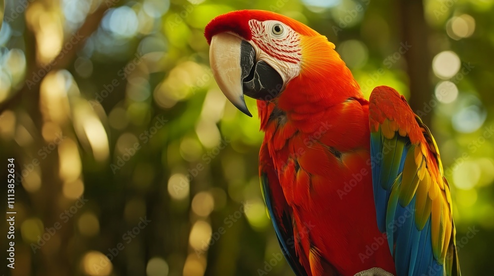 Scarlet Macaw is a breathtaking portrayal of one of the most vibrant ...
