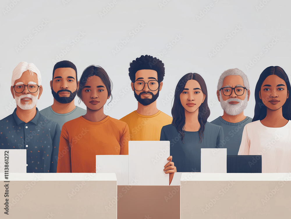 Diverse Group of People Holding Blank Signs, Promoting Inclusivity and ...