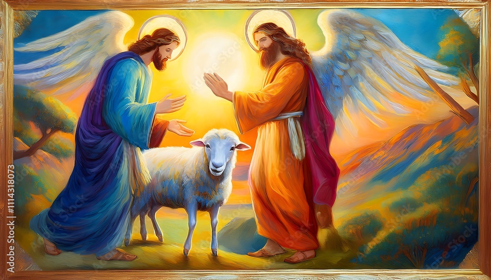 Unique representation of Abraham and Isaac in the binding of isaac ...