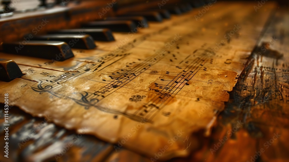 Detailed chart of twelvetone system music theory with examples of tone ...