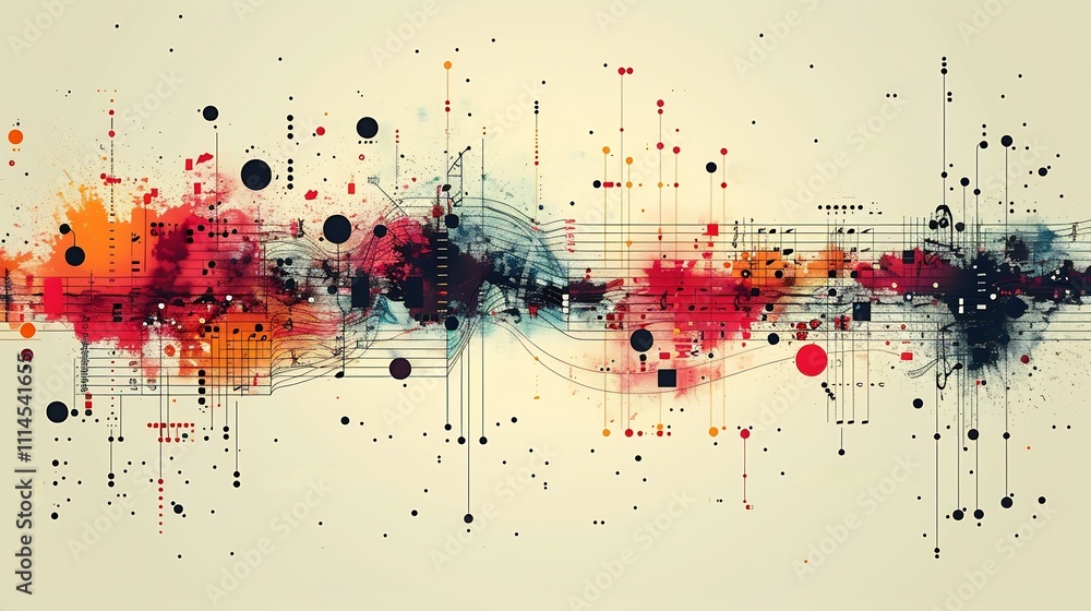 Infographic concept of musical phrase structure including antecedent ...