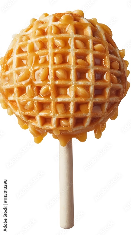 Food, Waffle, on White Background, Photo Realistic, Wallpaper, Cover ...