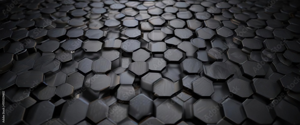 Carbon fiber pattern with hexagonal grid structure, honeycomb design ...