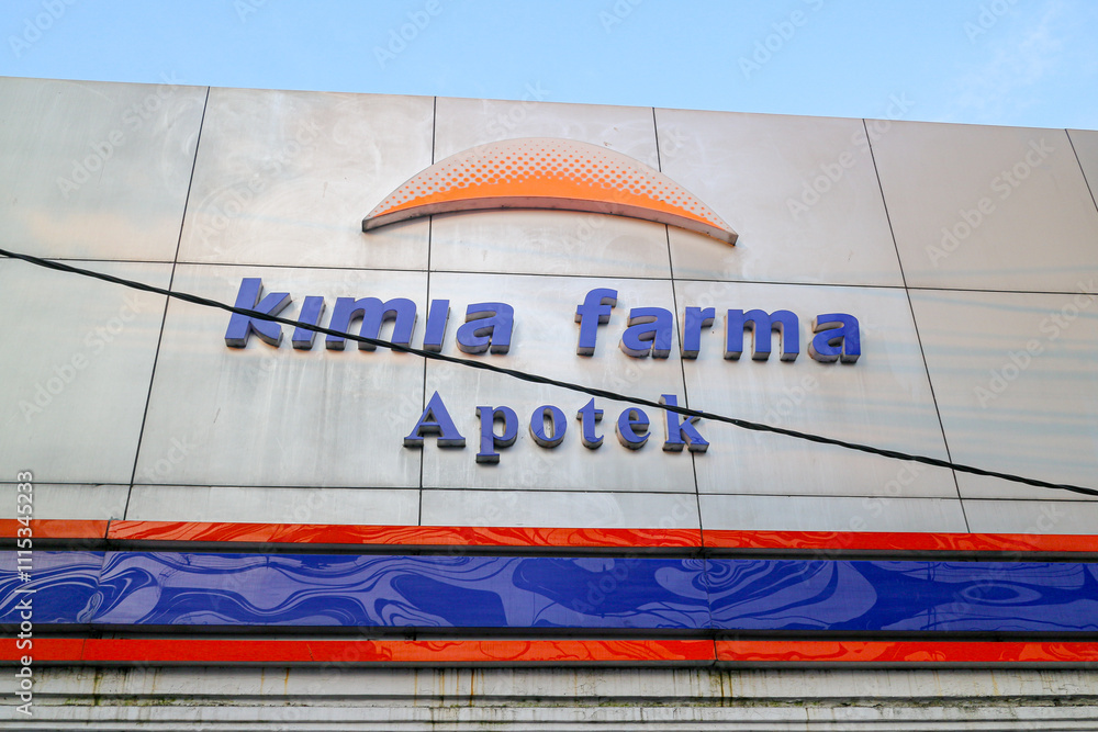 Cimahi, Indonesia - August 11, 2024: Close-up of Kimia Farma Apotek's ...
