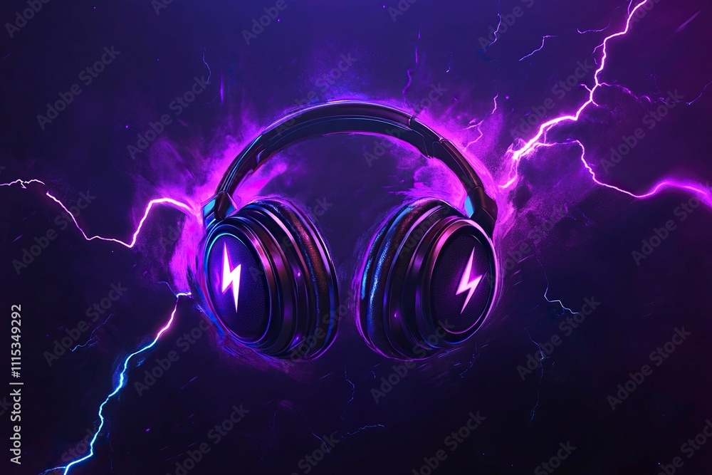 discord logo with a headphone on it, vector, dark bluish purple ...