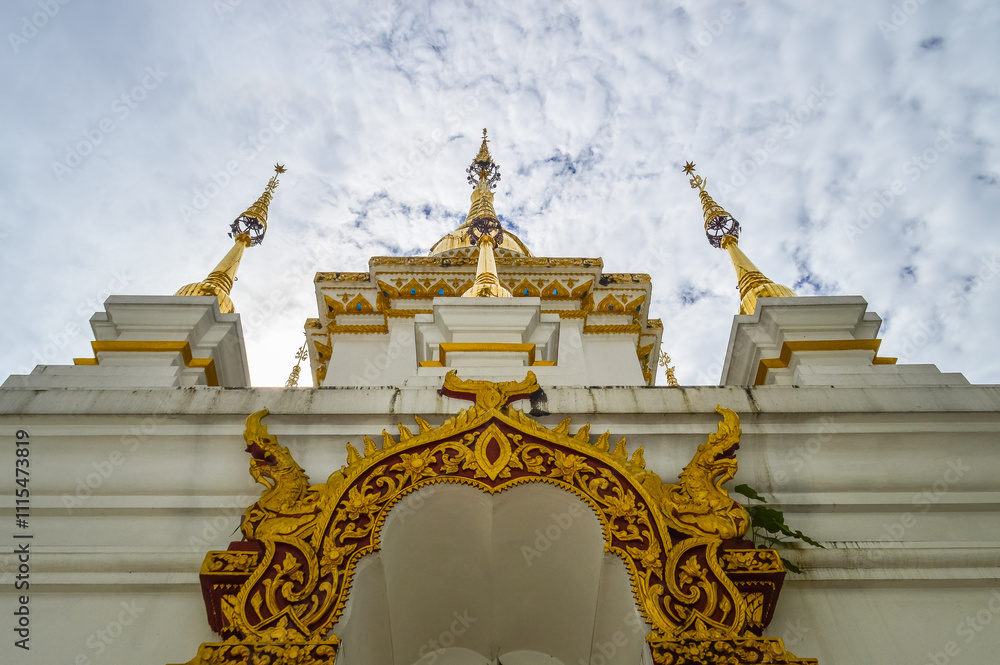 Pagoda Lanna Architecture, Symbols of Buddhism, South East Asia at Wat ...